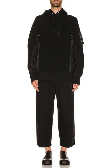 Sacai Sponge Sweat X Ma-1 Hoodie
