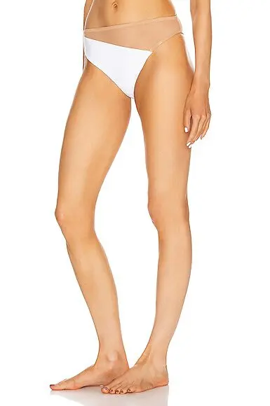 Norma Kamali Snake Mesh Knit Bikini Bottom