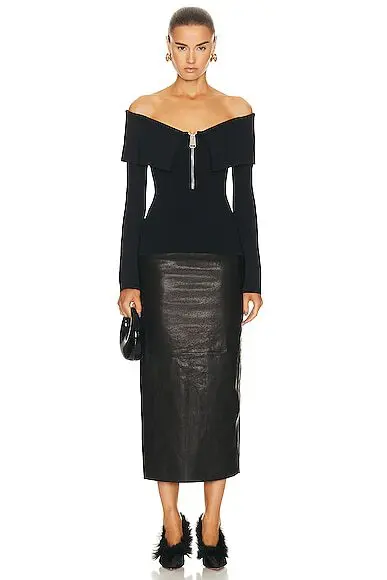 Khaite Loxley Skirt - Black