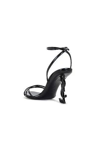 Saint Laurent Opyum Sandal With Cassandre Heel