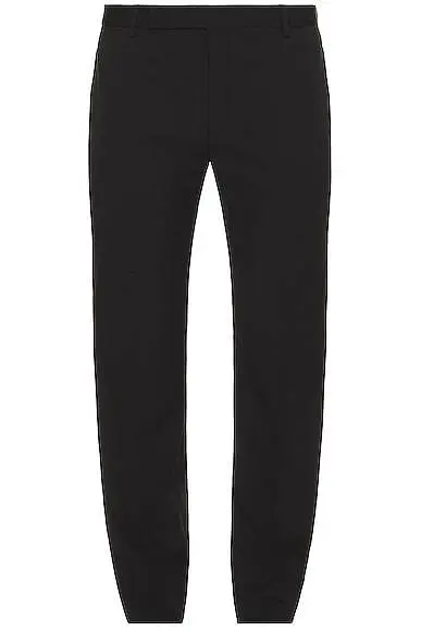 Saint Laurent Pantalon Ajuste Trousers - Nero