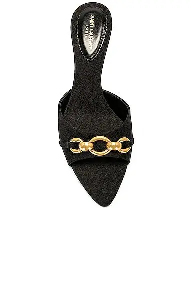 Saint Laurent Buckle Mule Sandal