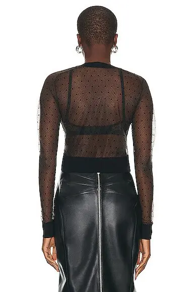 Alaïa Sheer Cardigan