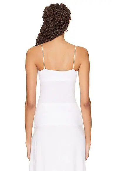 Enza Costa Supima Cotton Essential Strappy Tank Top