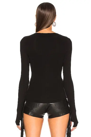 Enza Costa Silk Rib Henley