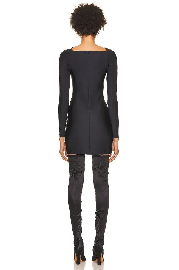Coperni Cut Out Draped Mini Dress