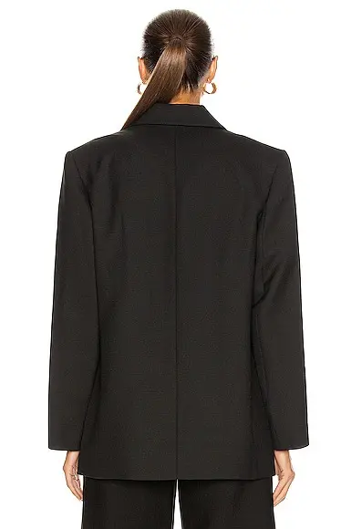 TOTEME Double Breasted Blazer - Black