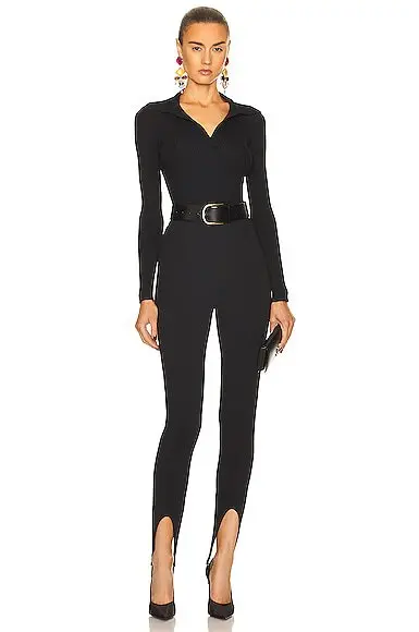 Saint Laurent Ribbed V-neck Sweater