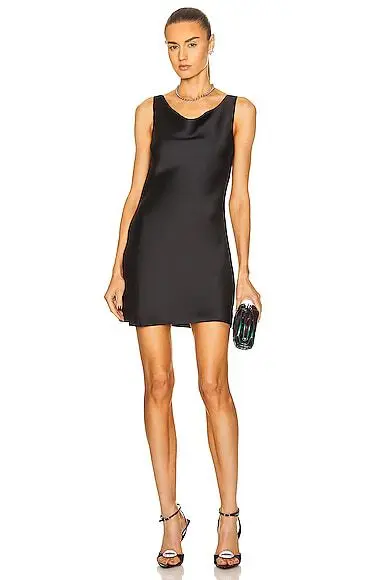 Norma Kamali Maria Mini Dress - Black
