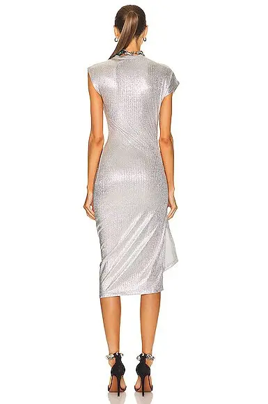 Rabanne Metallic Midi Dress