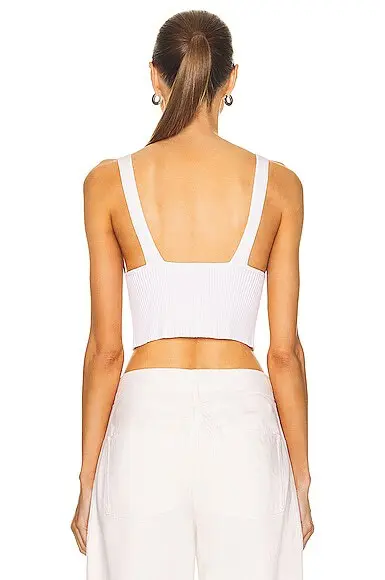 Alaïa Ribbed Knit Top