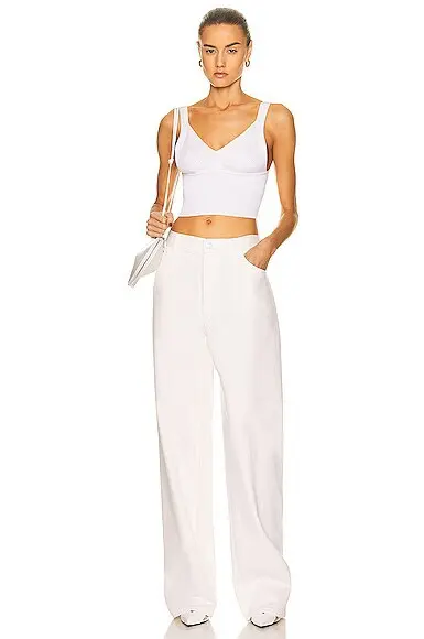 Alaïa Ribbed Knit Top