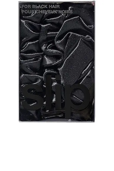 Slip Assorted Scrunchies Set Of 3 - Black