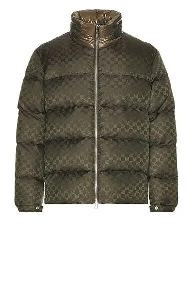 Moncler Quilted Logo Down Jacket