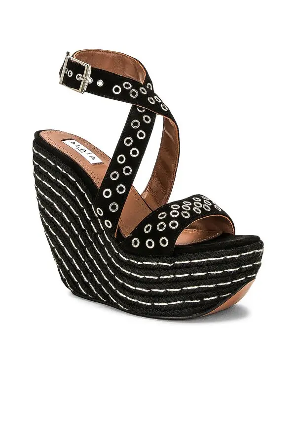 Alaïa Espadrille Wedge