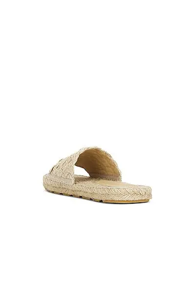 Bottega Veneta Jack Mule Espadrille Jute Flat Sandal