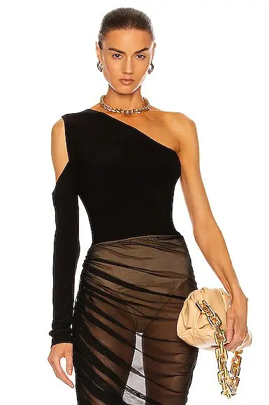 Norma Kamali One-shoulder Top