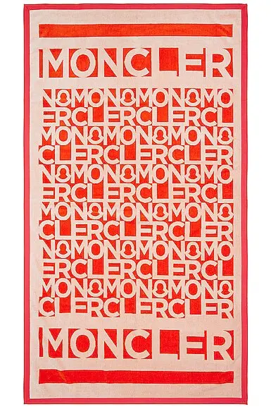 Moncler Logo Print Towel