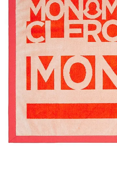 Moncler Logo Print Towel