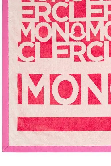 Moncler Logo Print Towel