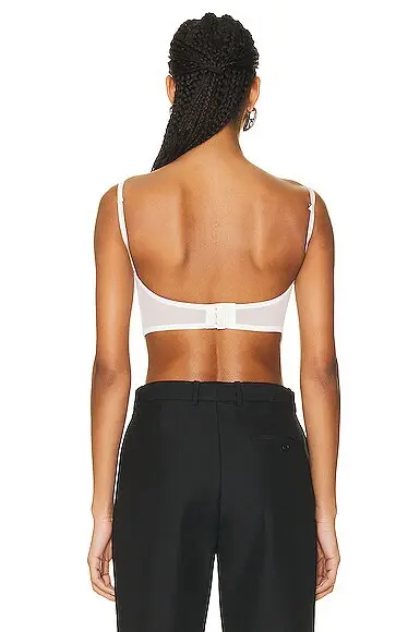 FLEUR DU MAL Bella Embroidery Open Back Bustier