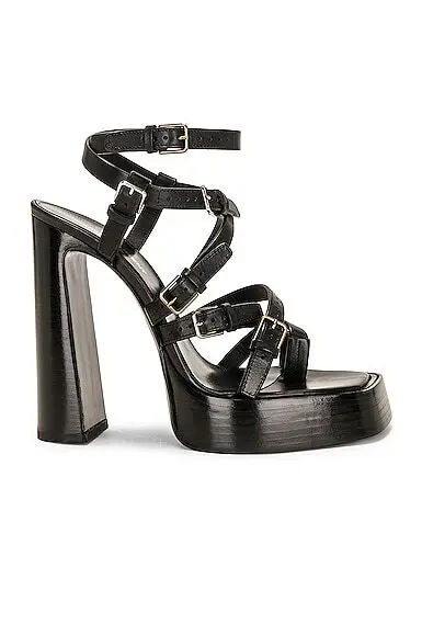 Saint Laurent Strappy Platform Sandals