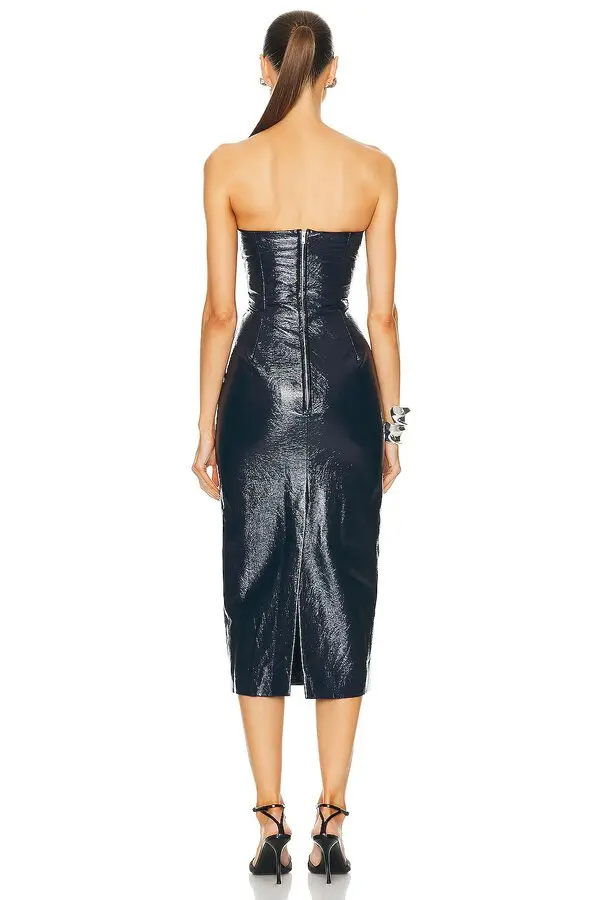 NICHOLAS Katherine Strapless Midi Dress