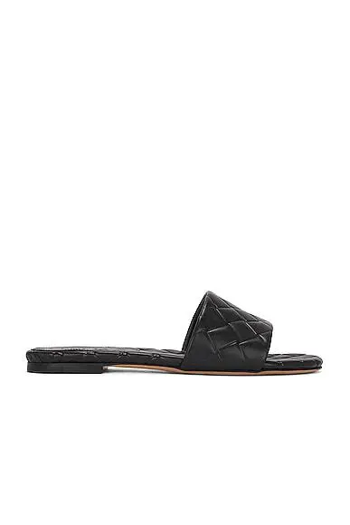 Bottega Veneta Intrecciato Leather Flat Sandal