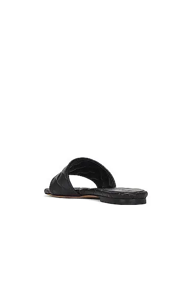 Bottega Veneta Intrecciato Leather Flat Sandal