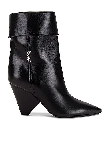 Saint Laurent Niki Leather Booties