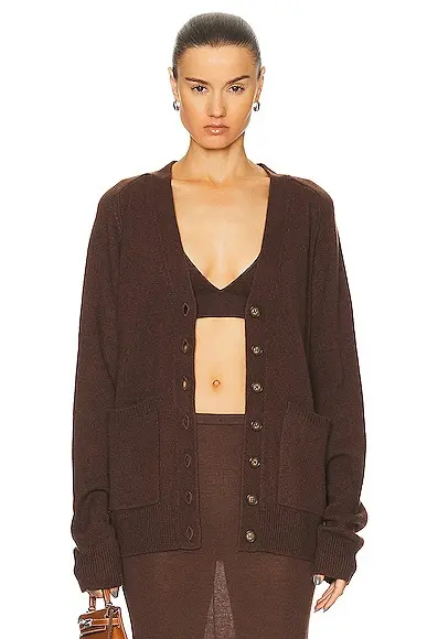 Eterne Theodore Cardigan - Chocolate
