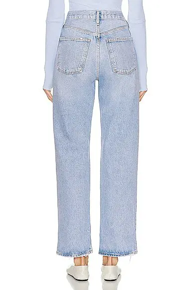 AGOLDE Fran Low Slung Easy Straight Jeans