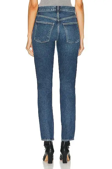 AGOLDE Austin Mid Rise Tapered Slim Jeans - Control
