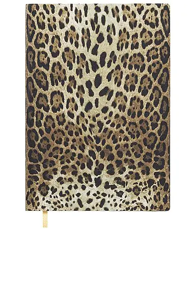 DOLCE & GABBANA CASA Medium Notebook - Leopard
