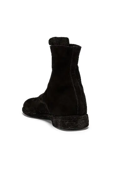 Guidi Stag Suede Zipper Boots