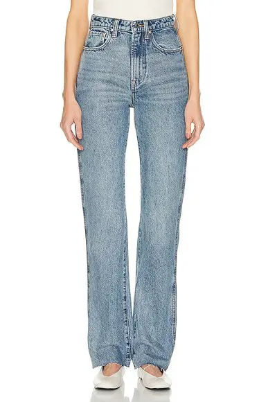 GRLFRND Sara Super High Rise Straight Jeans