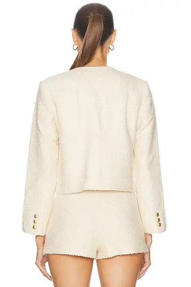 L'academie Dapheen Textured Tweed Jacket