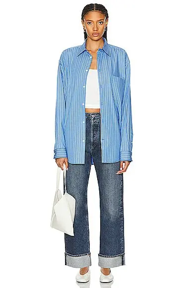 AGOLDE Fran Low Slung Easy Straight Jeans