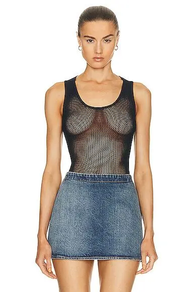 Alaïa Fishnet Bodysuit