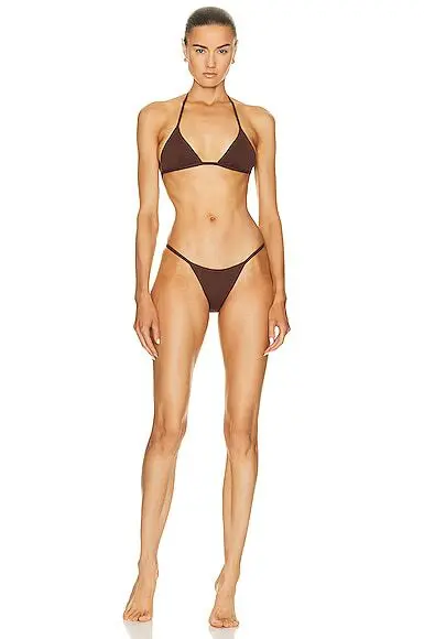 Eterne Thea 90s Bikini Bottom - Chocolate