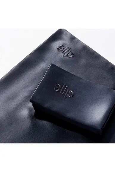 Slip King Pure Silk Pillowcase - Black