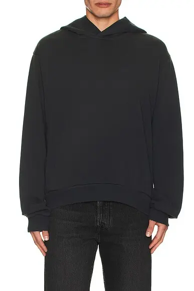 Acne Studios Hoodie With Back Graphic - Black