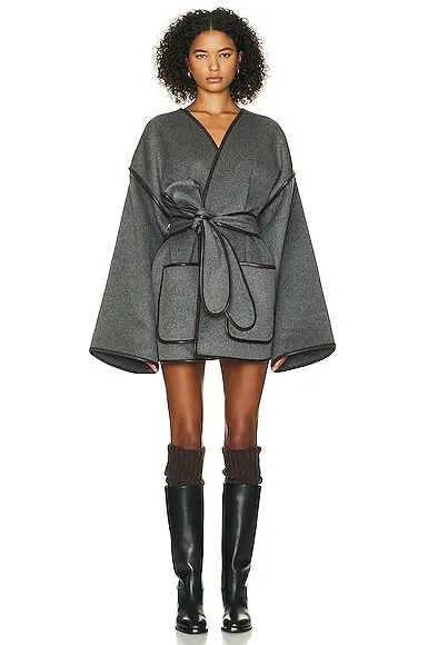 HELSA Wool Blend Blanket Coat