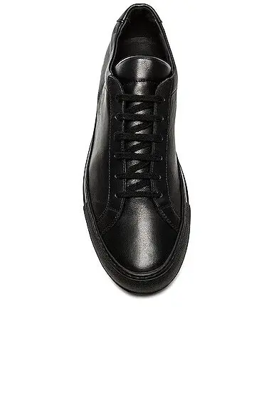 COMMON PROJECTS Original Leather Achilles Low Sneakers - Black