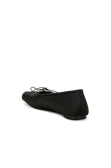 Balenciaga Satin Ballerina Flats
