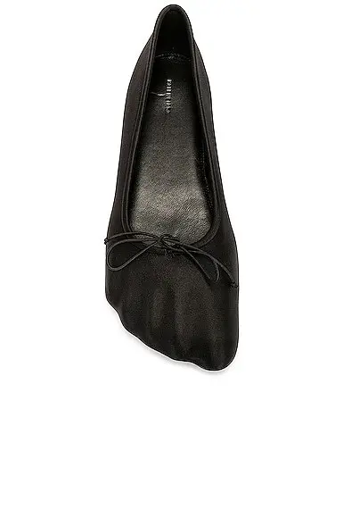 Balenciaga Satin Ballerina Flats