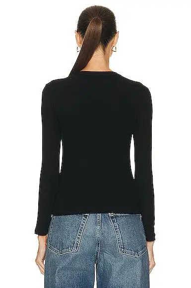LESET Kelly Slim Fit Long Sleeve Top