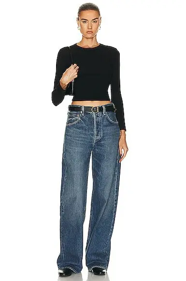 LESET Kelly Slim Fit Long Sleeve Top