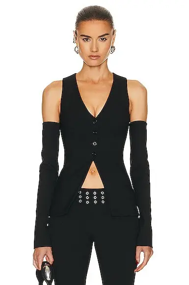 Blumarine Long Sleeve Gilet