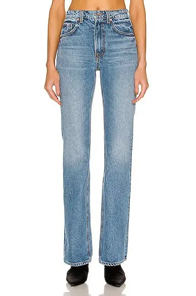 GRLFRND Melanie High Rise Boot Cut Denim